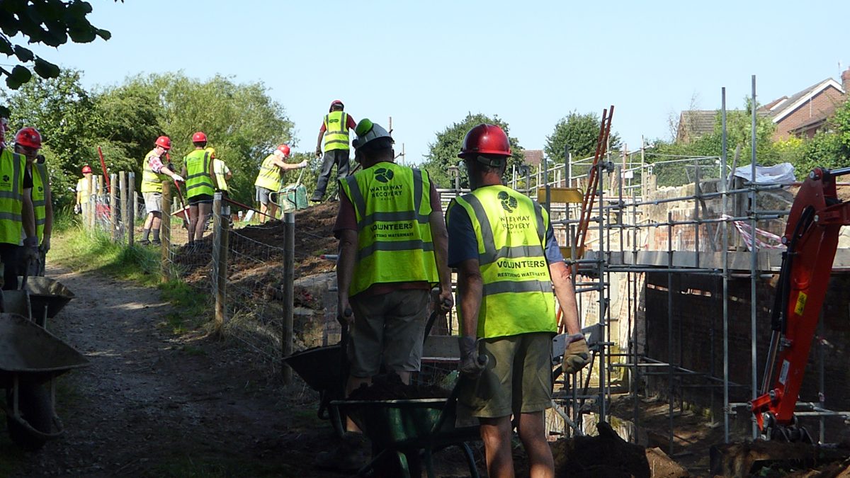 WRG continue at Borrowash – Derby and Sandiacre Canal Trust